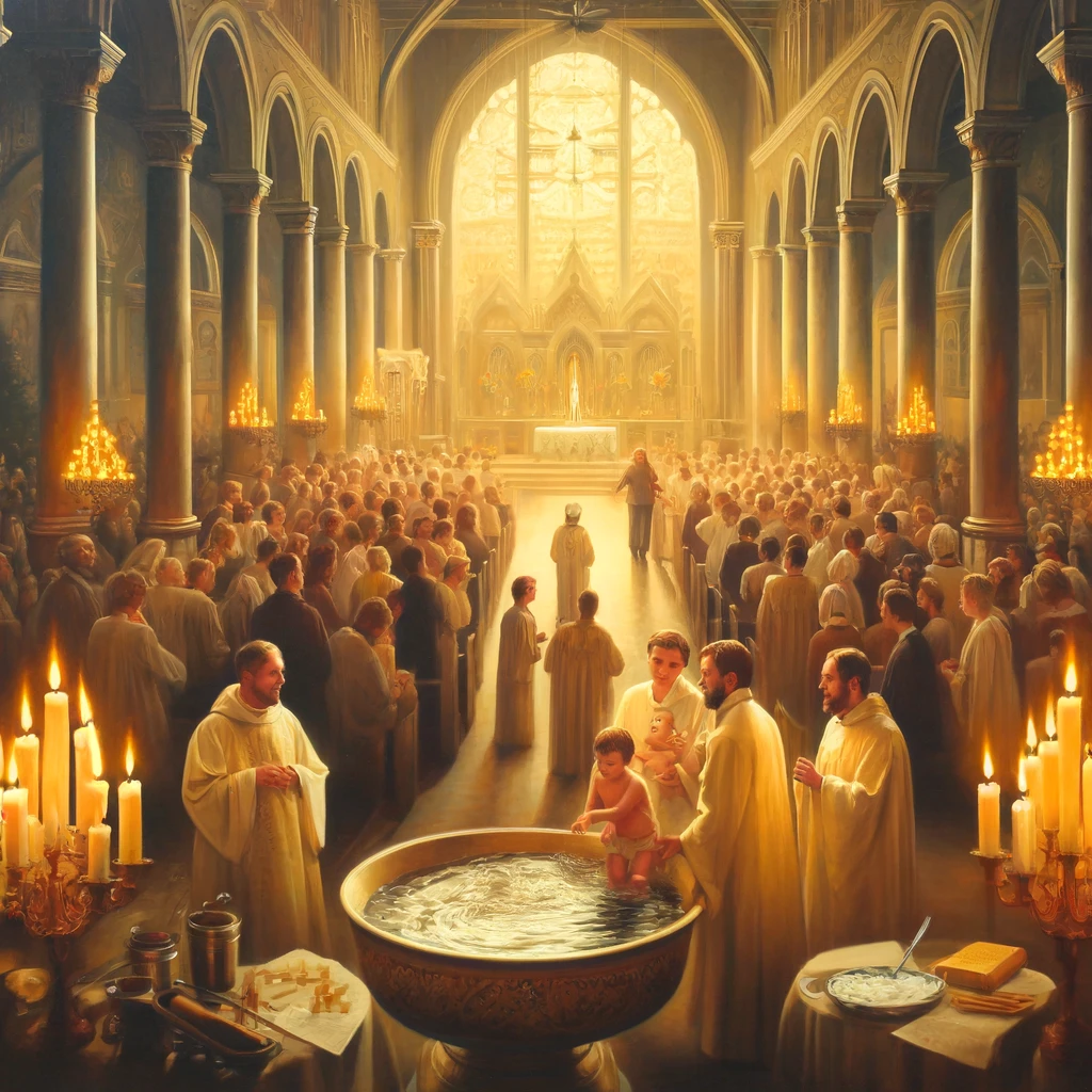 How do different Christian denominations perform baptism?